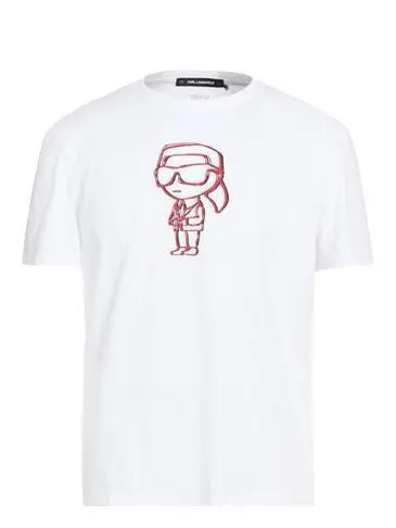 Karl Lagerfeld T-shirt Size Cotton - White