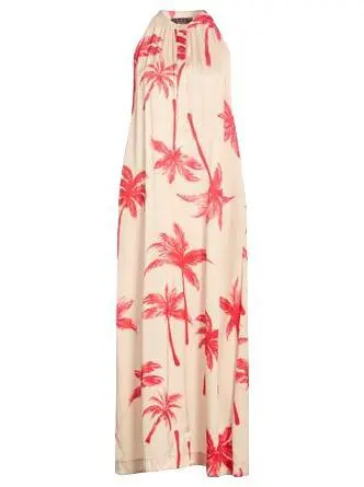 KAOS Viscose Maxi Dress - White