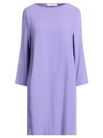 Liviana Conti Mini Flared Dress - Purple