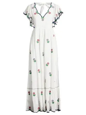 Paul & Joe Maxi Dress In Cotton And Viscose - White