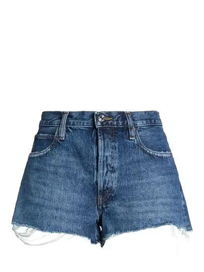 FRAME The Hang Short Denim Shorts Recycled Cotton - Blue