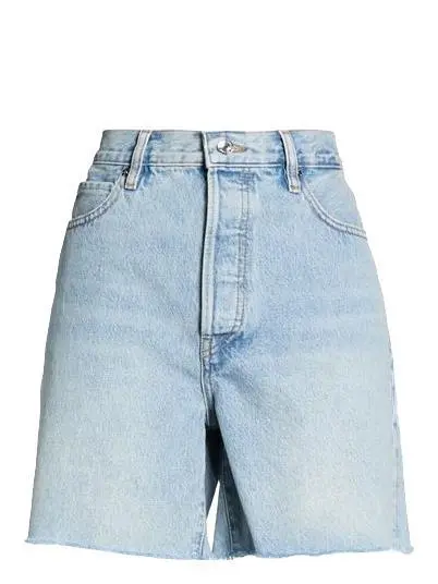 FRAME The Timeless Denim Shorts - Blue