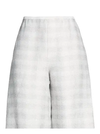 Emporio Armani Checked Jacquard Bermuda Shorts - Grey