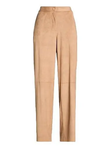 OTTOD'AME Flared High-waisted Pants - Beige
