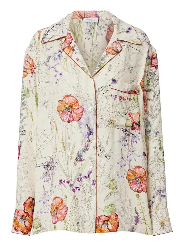 Alexander McQueen Meadow Oversized Shirt - Multicoloured