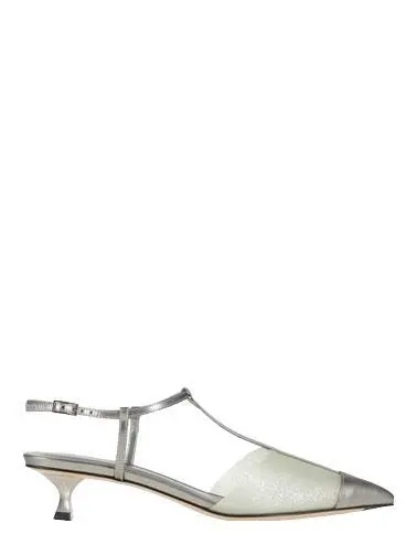 Giorgio Armani Pumps With T-bar - Silver