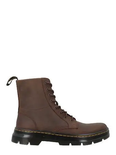 Dr. Martens Combs Leather Ankle Boots - Brown