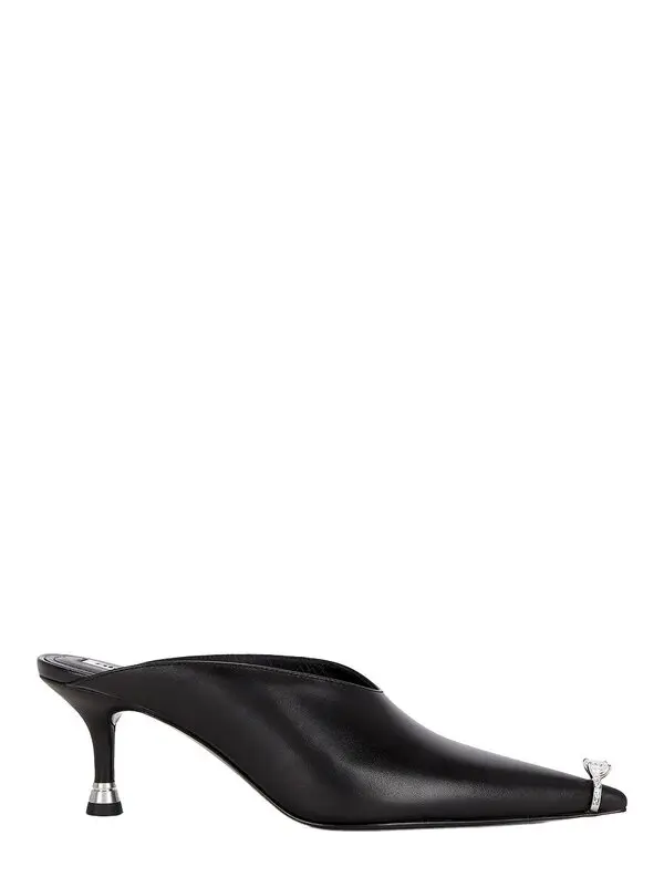 Alexander Wang Akilita 65mm Ring Mule - Black