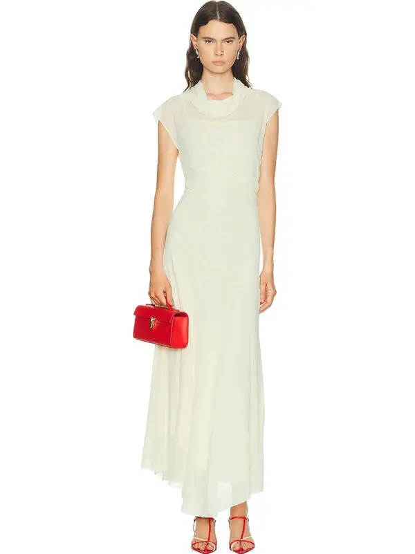 Proenza Schouler Tamara Dress - Pale Yellow