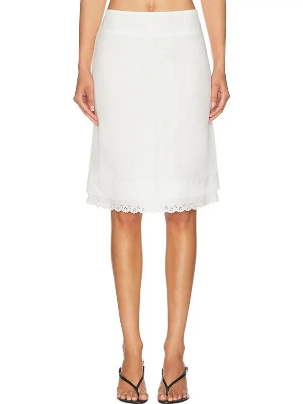 Magda Butrym Mini Pencil Skirt - White