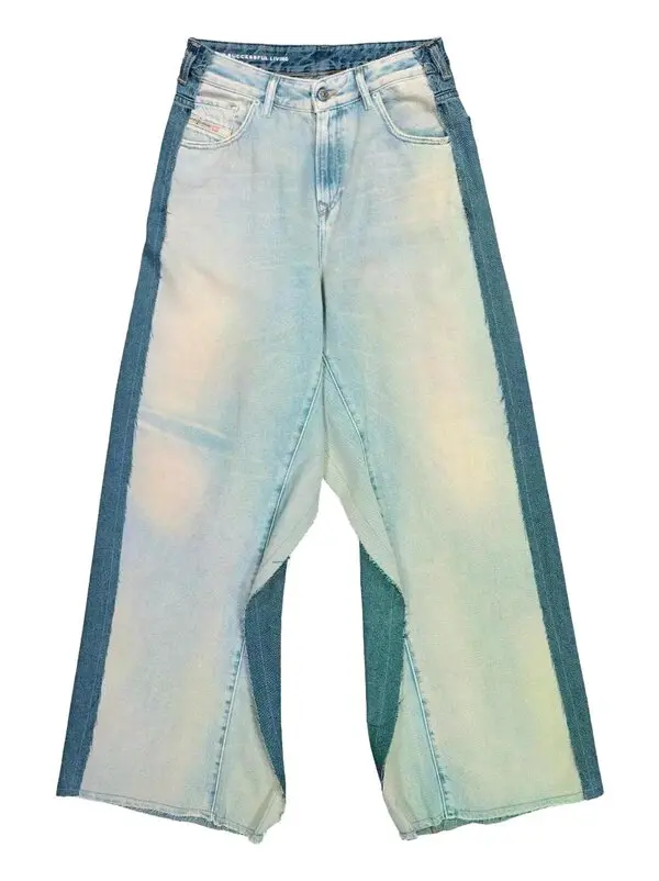 PROTOTYPES Colour-block Jeans - Blue