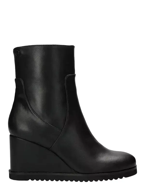 MEXX Wedge Zip Boots - Black