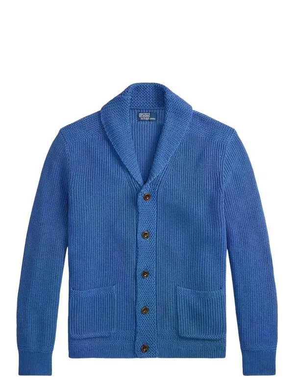 Polo Ralph Lauren Shawl-collar Cotton Cardigan - Blue