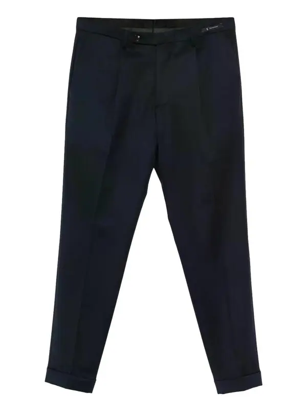 MICHAEL COAL Tailored Trousers - Blue