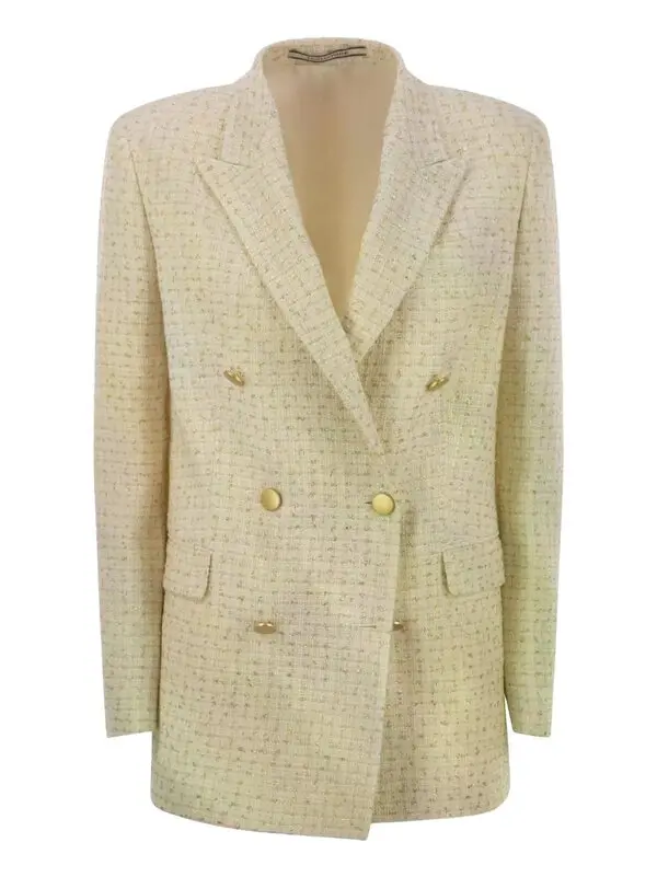 Tagliatore Double-breasted Blazer With Peak Lapels - Neutrals
