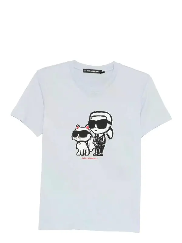 Karl Lagerfeld Ikon Sketch Duo T-shirt - Blue
