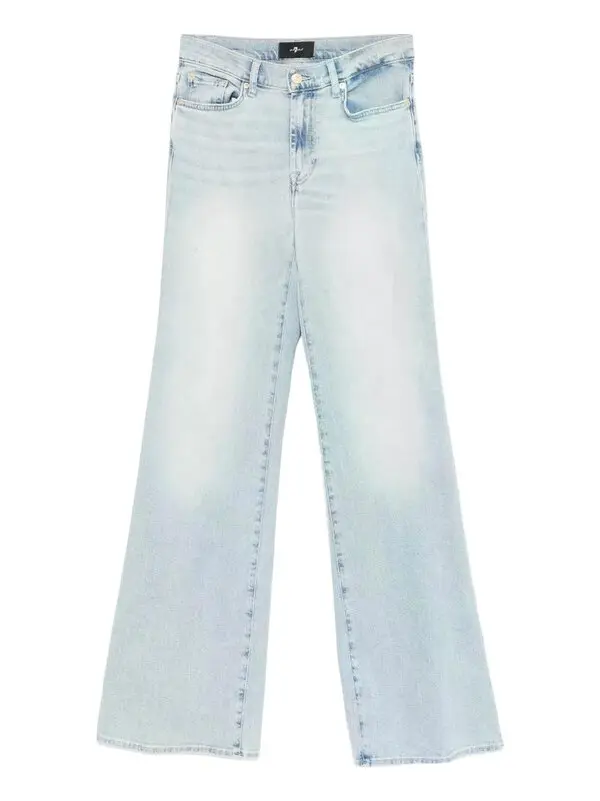 7 For All Mankind Modern Dojo Flare Jeans - Blue