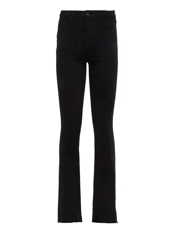 L'Agence Ruth Frayed Jeans - Black