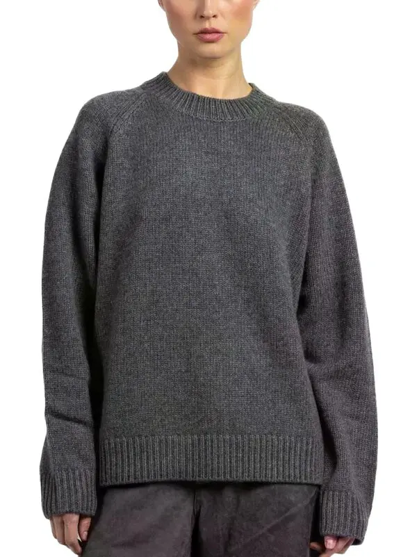 LISA YANG Anine Ribbed Sweater - Grey