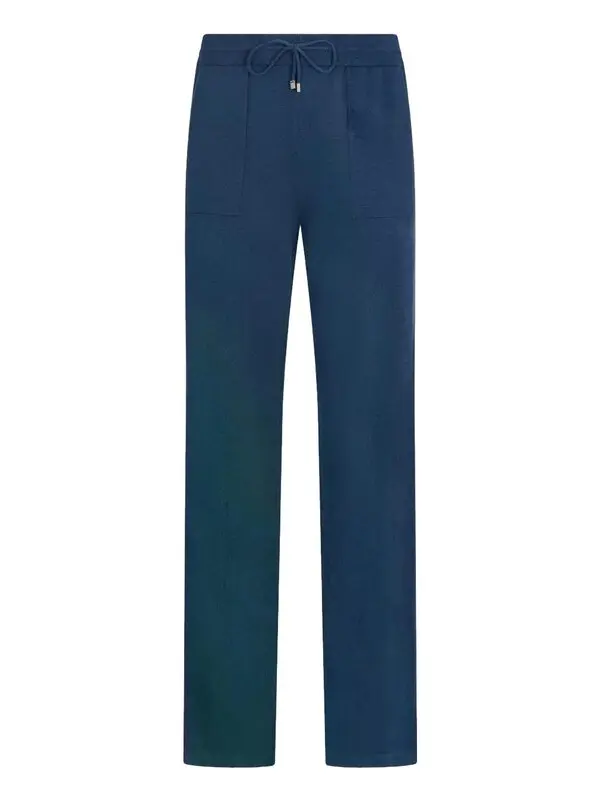 Malo Drawstring Track Pants - Blue