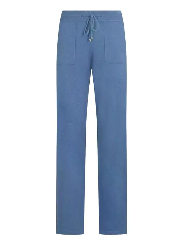 Malo Drawstring Track Pants - Blue