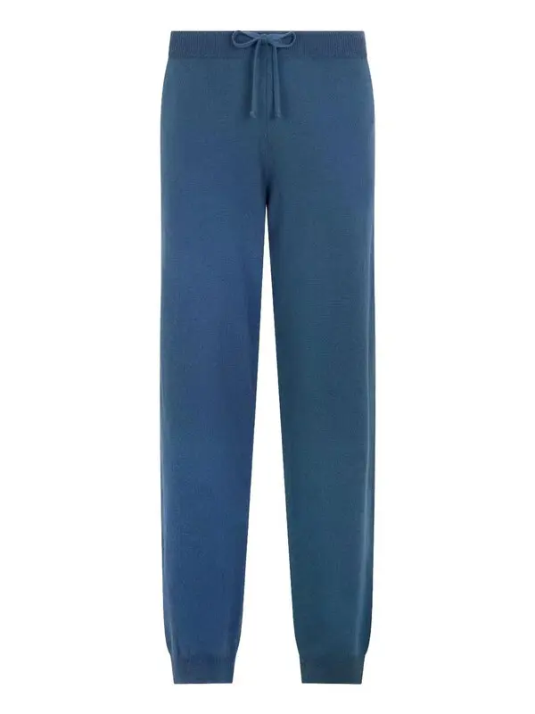 Malo Drawstring Trousers - Blue