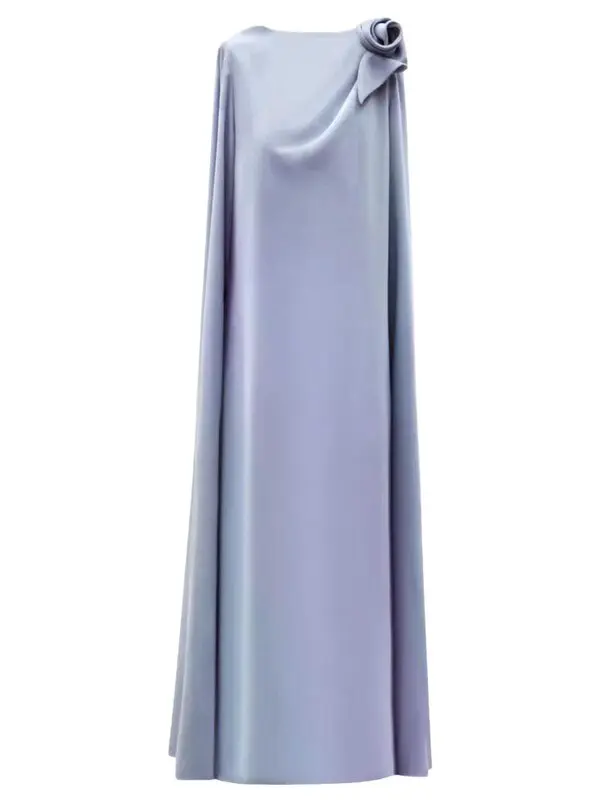 GEMY MAALOUF Rose-detail Gown - Blue