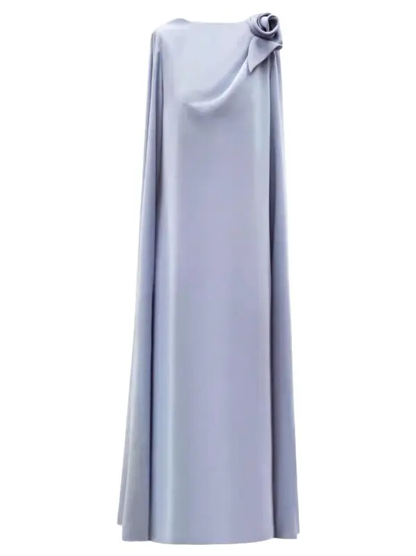 GEMY MAALOUF Rose-detail Gown - Blue