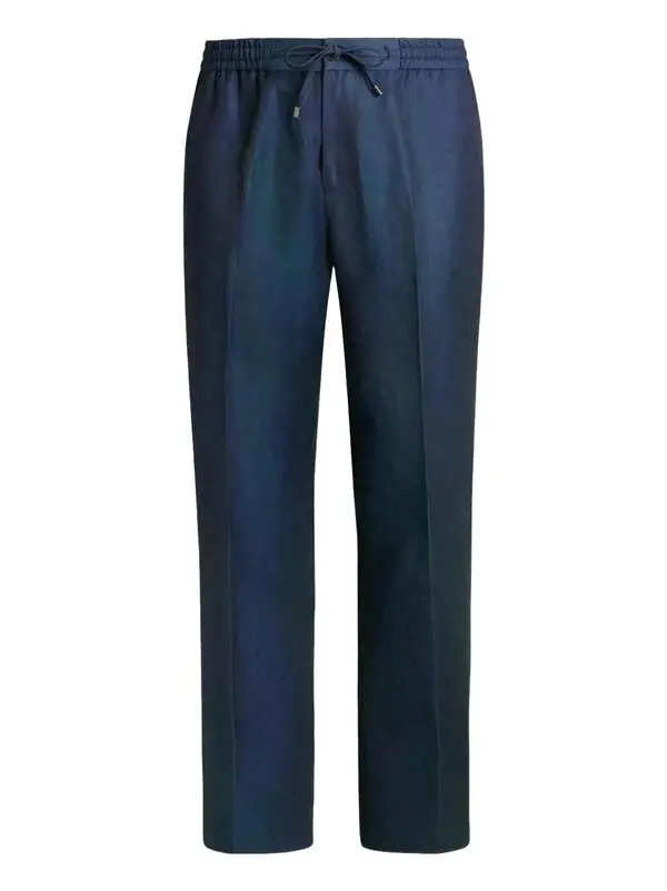 Etro Drawstring-waist Trousers - Blue