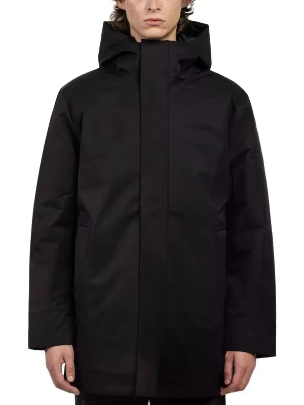 Nn07 Zip-up Coat - Black