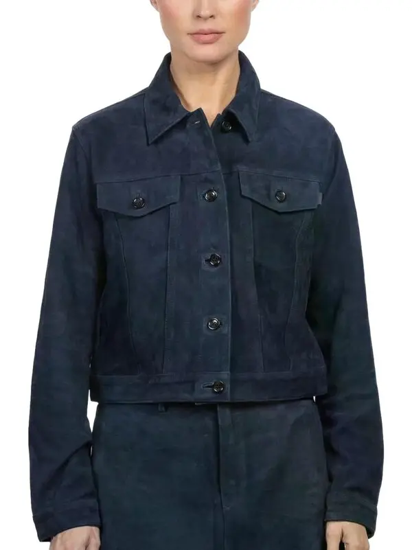 DL1961 Buttoned Pocket Jacket - Blue