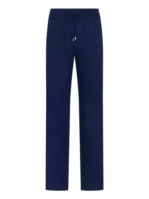 Malo Drawstring Trousers - Blue