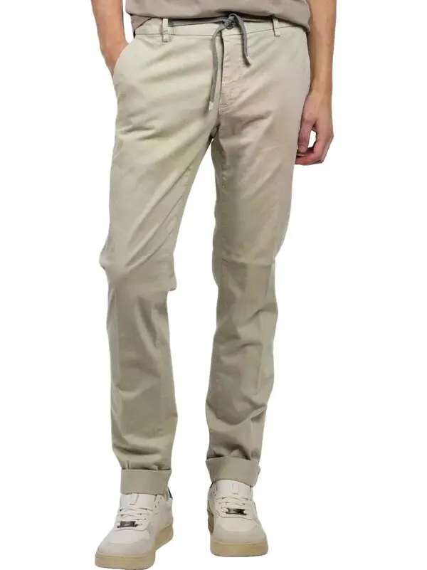 MASON'S Drawstring Trousers - Neutrals