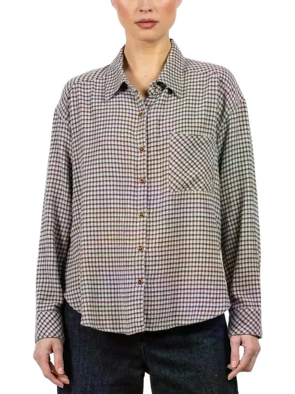Xirena Jordy Checked Pocket Shirt - Blue