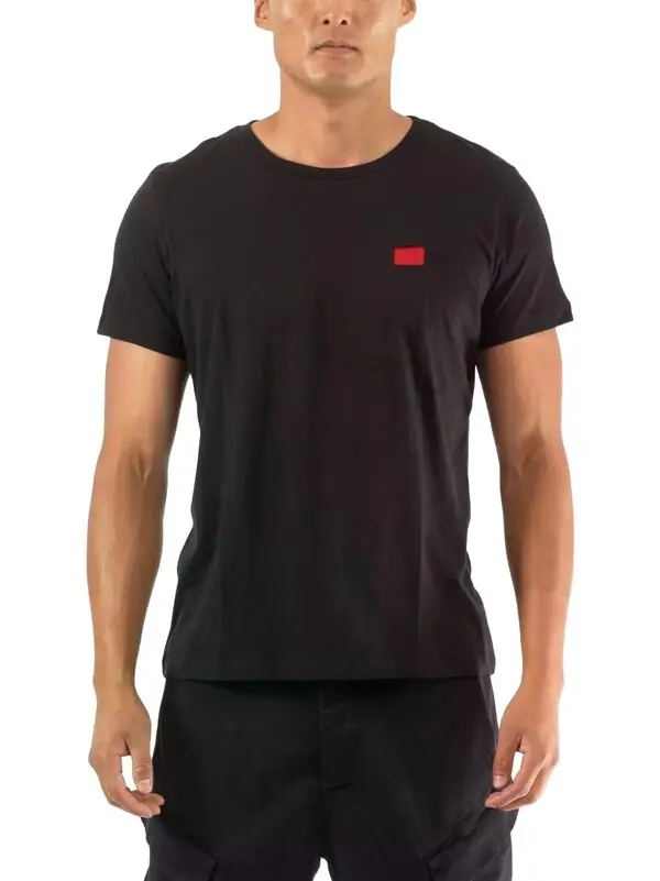 TYLER JORN Red-patch T-shirt - Black