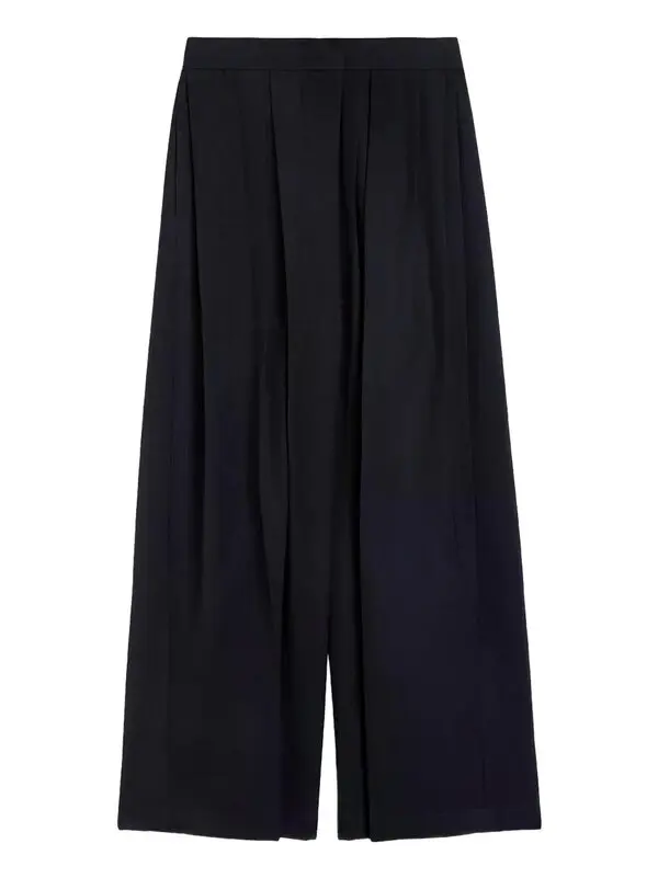 JIL SANDER Pleated Tailored Trousers - Blue