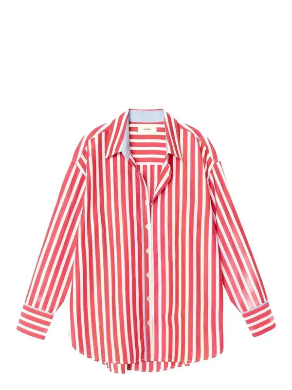 Xirena Gillian Striped Shirt - Red