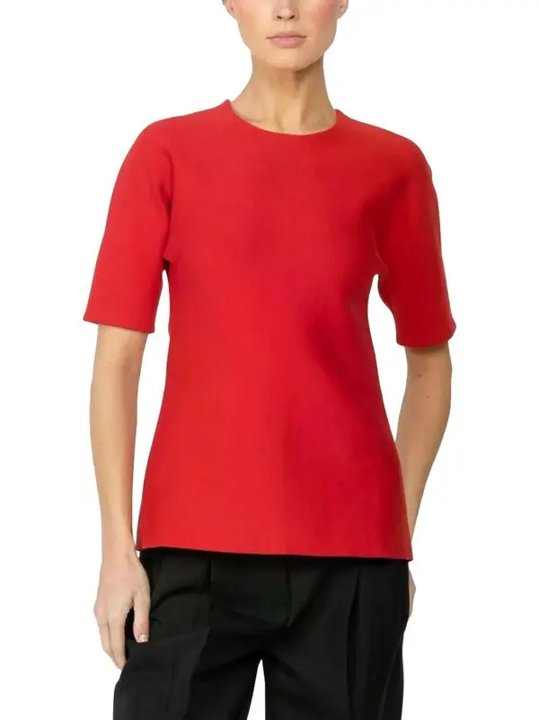 HIGH SPORT Bianca Short-sleeves Blouse - Red
