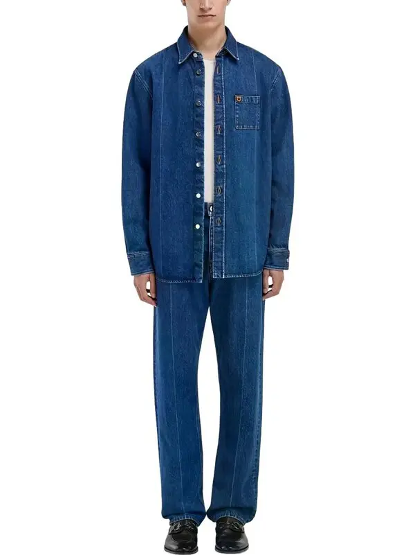 FERRAGAMO Denim Shirt - Blue
