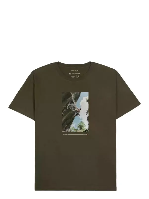OSKLEN Mountain Printed T-shirt - Green