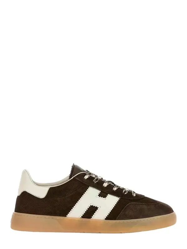 Hogan Logo-appliqué Sneakers - Brown