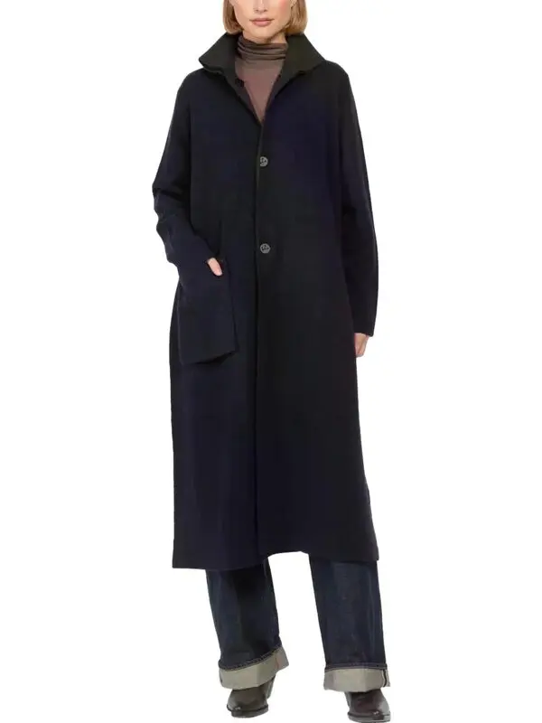 OYUNA Olamu Reversible Long Coat - Blue