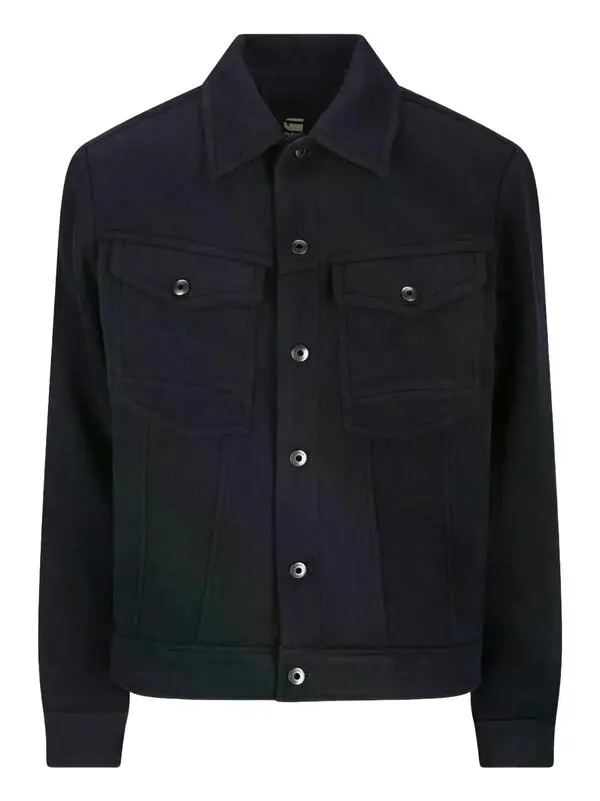 G-star Raw Button-fly Jacket - Blue