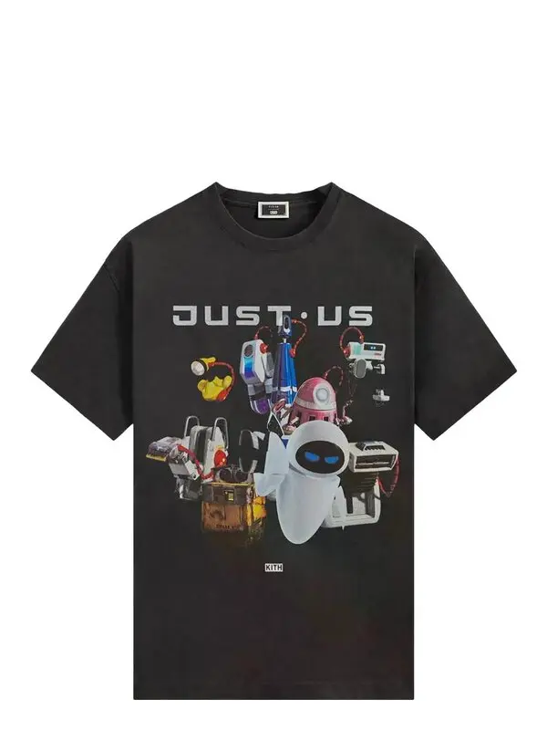 Kith X Disney Pixar Wall-e Just Us T-shirt - Black
