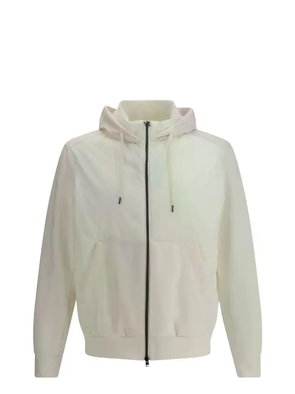 Herno Hooded Zip Jacket - White