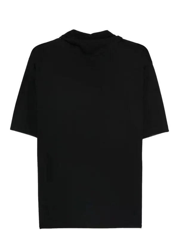 LEMAIRE Short-sleeve Top - Black