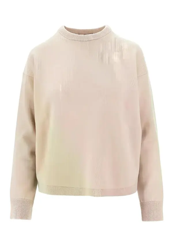 Max Mara Ribbed Long-sleeve Sweater - Neutrals