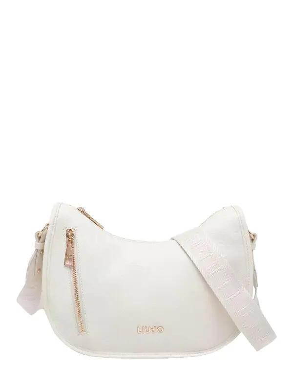 Liu Jo Logo Zip Crossbody Bag - White