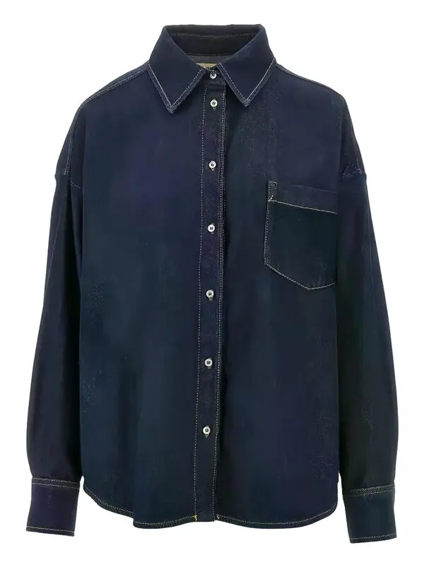 Max Mara Buttoned Shirt - Blue