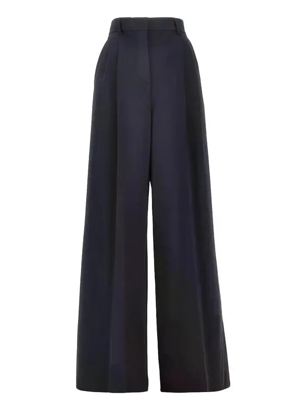 Max Mara Pleated Trousers - Blue